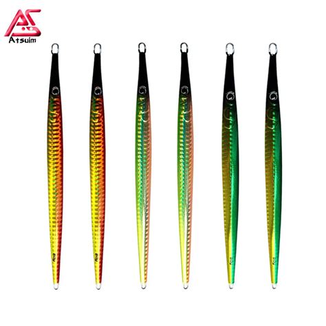 As 6pcs Fast Jig Speed Sinking Pesca Vertical Shore Cast Spoon 60g80g
