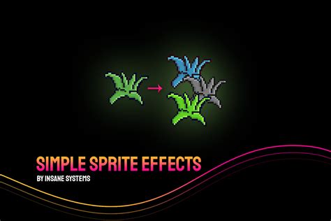 Simple Sprite Effects Color Replace Hue Shift Etc Particles Effects Unity Asset Store