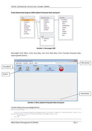 Membuat Aplikasi Penjualan Buku Sederhana PDF Databases Computer Software And Applications