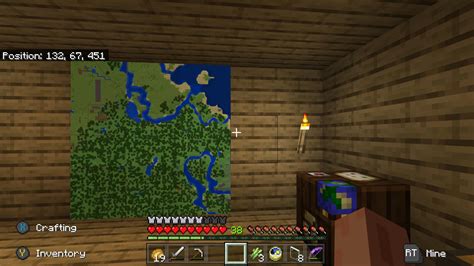 My First Map Wall I Love It R Minecraft