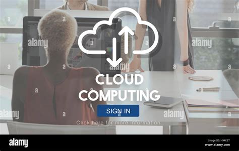 Cloud Computing Network Storage Technology Data Concept Stock Photo Alamy