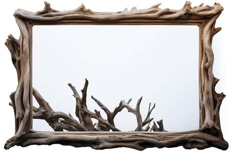 Premium Ai Image A Mirror With A Tree Branch In It