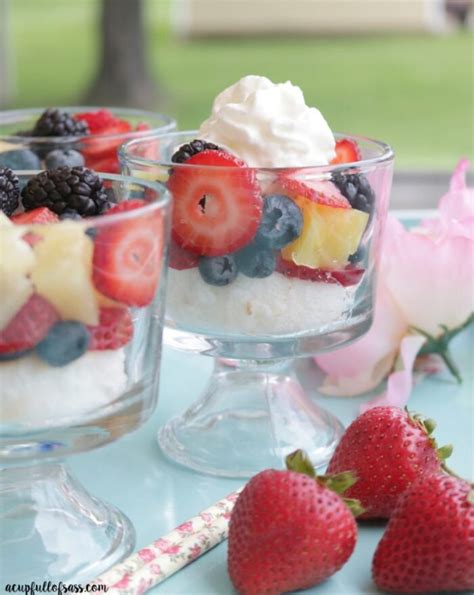 Fruit Shortcake Cups A Cup Full Of Sass