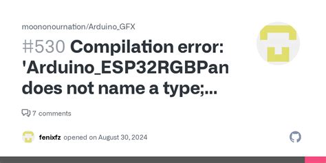 Compilation Error Arduinoesp32rgbpanel Does Not Name A Type Did