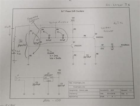 Solved Q2 Larger Ie But Phase Shift Oscilator Frequency