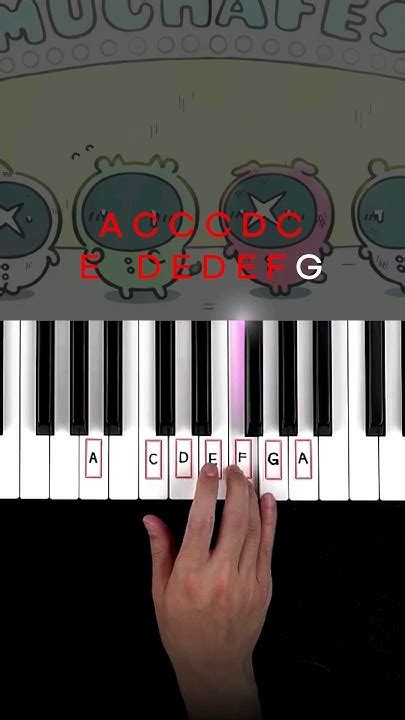 먼작귀 파자마파티즈 피아노 튜토리얼🎹 Shorts Youtube