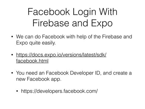Lecture 12 React Native Firebase Authentication Ppt