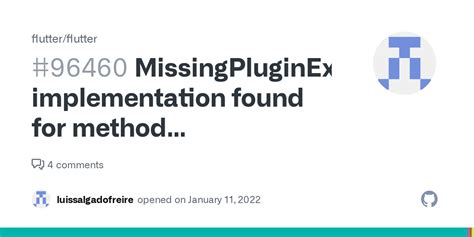 MissingPluginException No Implementation Found For Method GetTemporaryDirectory On Channel