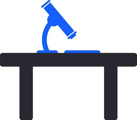 Microscope On A Table 24839275 Vector Art At Vecteezy
