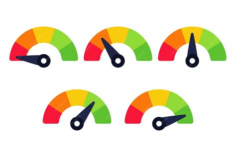 Premium Vector Progress Meters Infographic Element