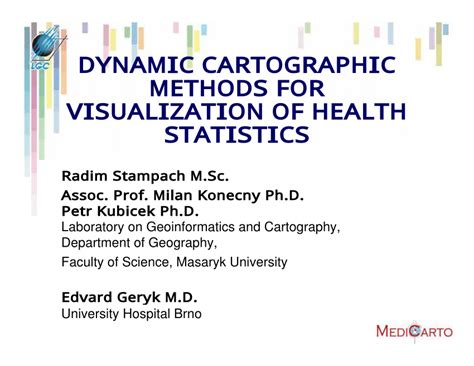 pdf dynamic cartographic methods for visualisation of health statistics