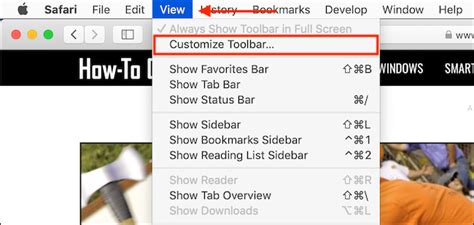 How To Customize The Safari Toolbar On Your Mac TheFastCode
