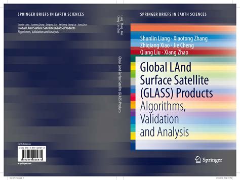 Dr Shunlin Liangs Home Page Publicaions