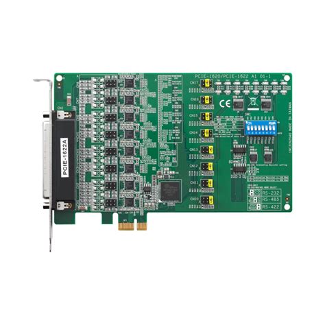 Advantech Port RS PCI Express Serial Card Surge Isolation Protection Impulse