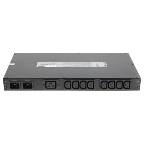 APC Automatic Transfer Switch PDU 8x C13 1x C19 16A - AP4423