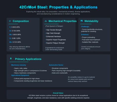 42crmo4 Steel Composition Properties And Applications Mfg Shop