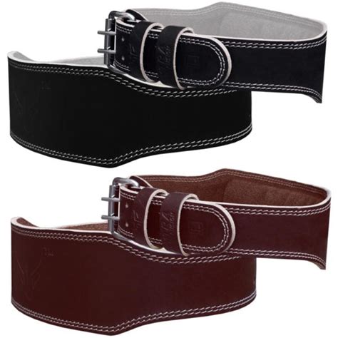 Leather Weightlifting Belt 4 Inch Wide Fitness Training And Back Suppo