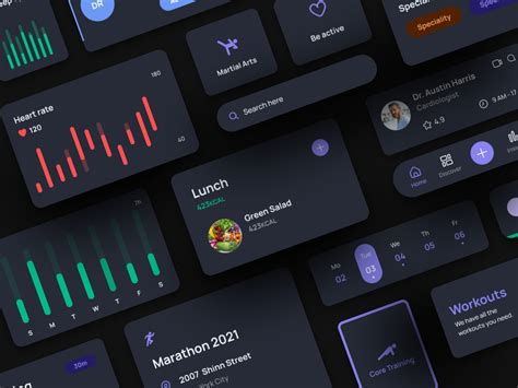 Health Ui Kit Out Now By Pedro Gil On Dribbble