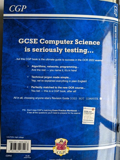 gcse ocr computer science revision guide vinted