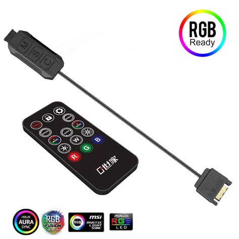 5v Argb 12v Rgb Led Pc Controller Cable Wireless I Grandado