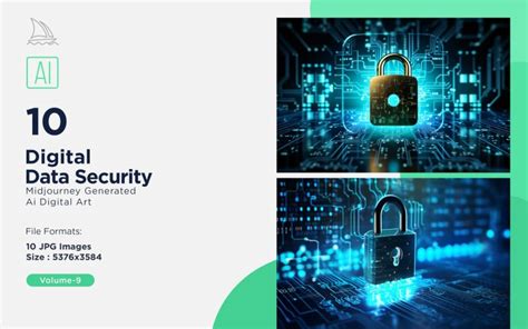 Visualizing Digital Data Security Set 9 Templatemonster