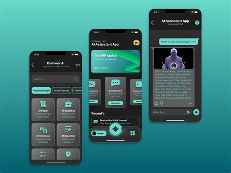 Ai Assistant App Ui By Bagus Kusuma On Dribbble