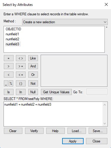 Arcgis Desktop Select By Attribute Sum Fields Geographic