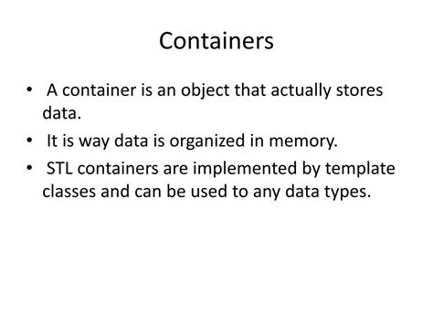 PPT Introduction To STL PowerPoint Presentation Free Download ID