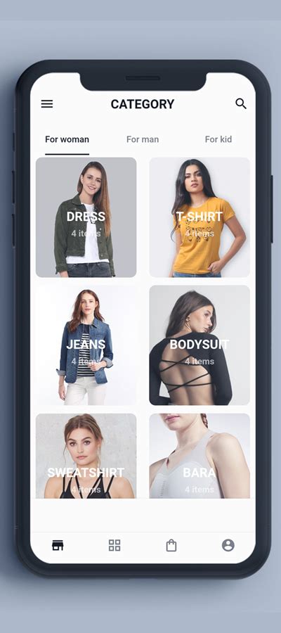 g thara cloth store ui template in flutter with null safety by codexevoke