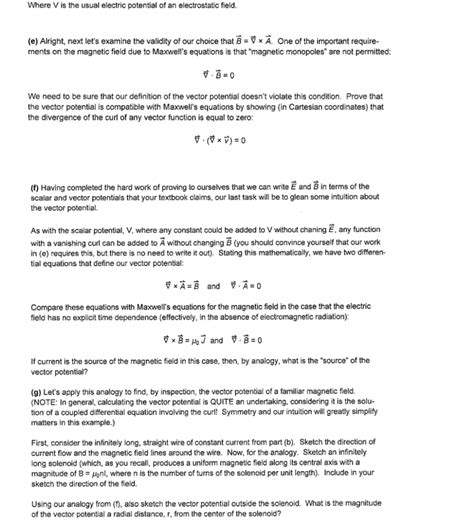 Solved In Class We Examined The Lagrangian Of A Charged Chegg