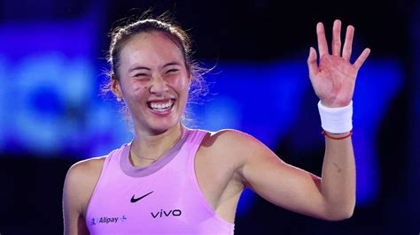 Chinas Zheng Qinwen Reaches First Ever Wta Finals Cgtn