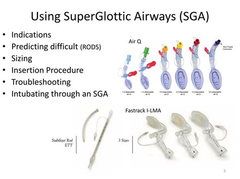 Ppt 3 Intro To Em Airway Management Assessment And Supraglottic Airways Sga Powerpoint