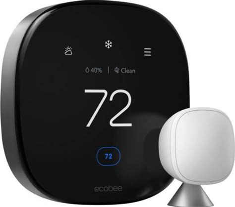 Ecobee Smart Thermostat Premium With Smart Sensor And Air Quality Monitor Programmable Wifi