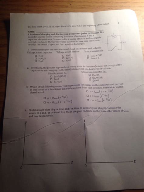 Solved Consider A Series Circuit Containing A Resistor Of
