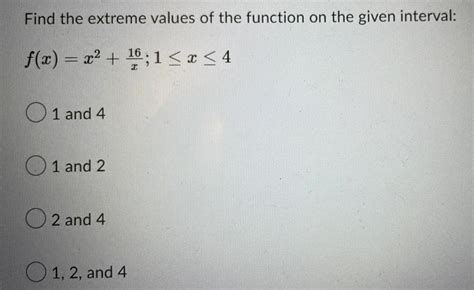 [answered] find the extreme values of the function on the given kunduz