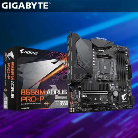 Jual Gigabyte B550m Aorus Pro-p (amd Am4, B550, Ddr4) Motherboard Di ...