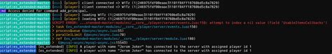 Esextended Attempt To Index A Nil Value Field Usableitemscallbacks