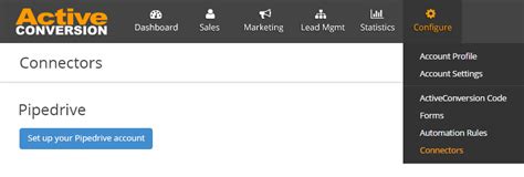 Pipedrive Connector Activeiq Help Center