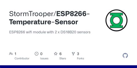 GitHub StormTrooper ESP Temperature Sensor ESP Wifi Module With X DS B Sensors