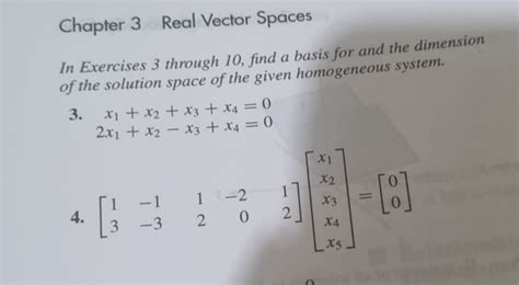 Solved Chapter 3 ﻿real Vector Spacesin Exercises 3 ﻿through