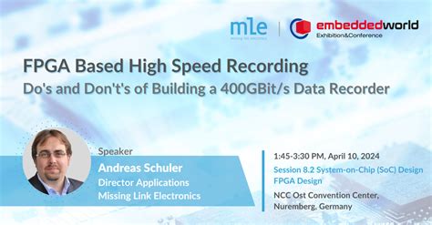 Mle Presents Fpga Based High Speed Recording Dos And Donts Of
