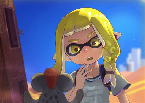Inkling Player Character Inkling Girl And Smallfry Splatoon And More Drawn By Kaeru