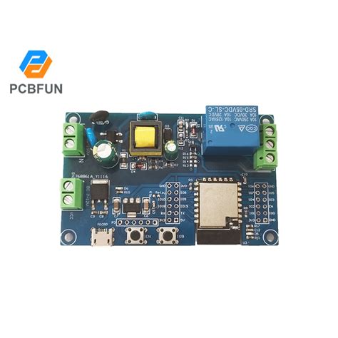 Pcbfun Wi Fi Bluetooth Single Relay Module Esp32 C3 Esp C3 12f