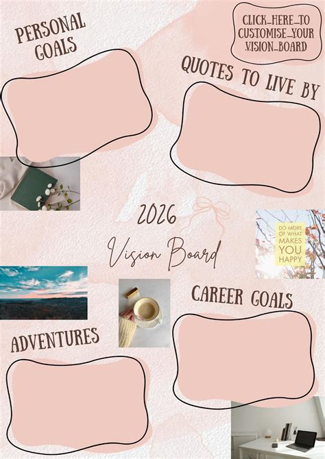 2026 Vision Board Template Etsy