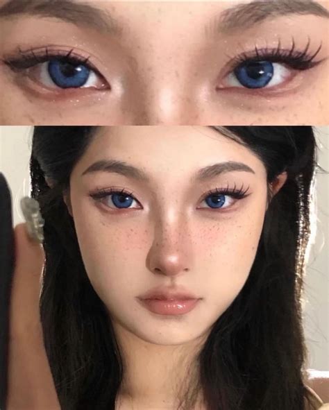 Mei ꒱ 💄 In 2024 Asian Eye Makeup Makeup Looks Tutorial Doll Eye Makeup