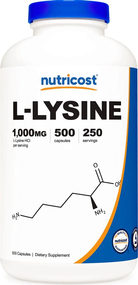 Nutricost L Lysine News Reviews And Prices At Priceplow