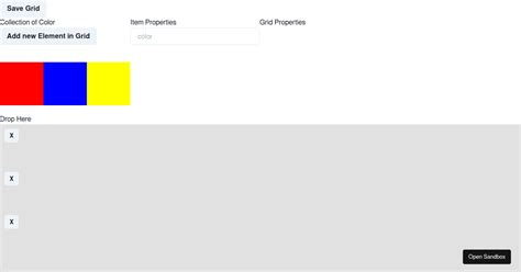 Gridstack Examples CodeSandbox
