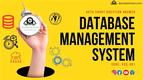 Btech Aktu Database Management System Kcs 501 Short Question Pdf