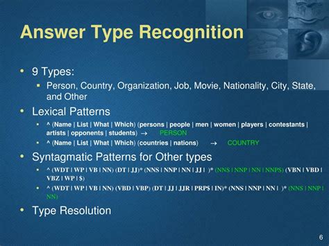 Ppt Answering List Questions Using Co Occurrence And Clustering