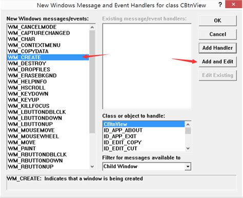 mfc单文档下为视图类添加按钮及其响应函数（手把手截图） mfc单文档视图结构怎么显示按钮 csdn博客